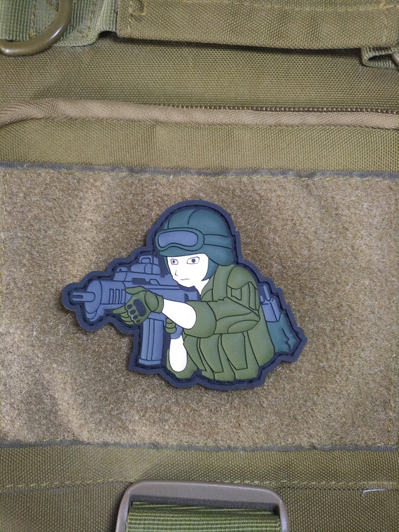 Tactical Pew Pew Soldier Military Army Patch | Etsy