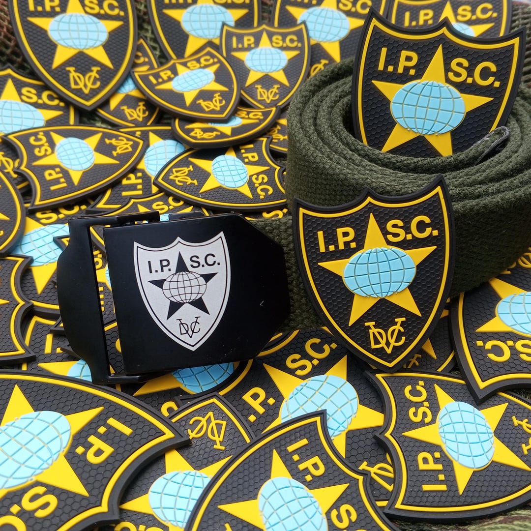 IPSC Shooting Club PVC Patch Buckle and Belt - Etsy