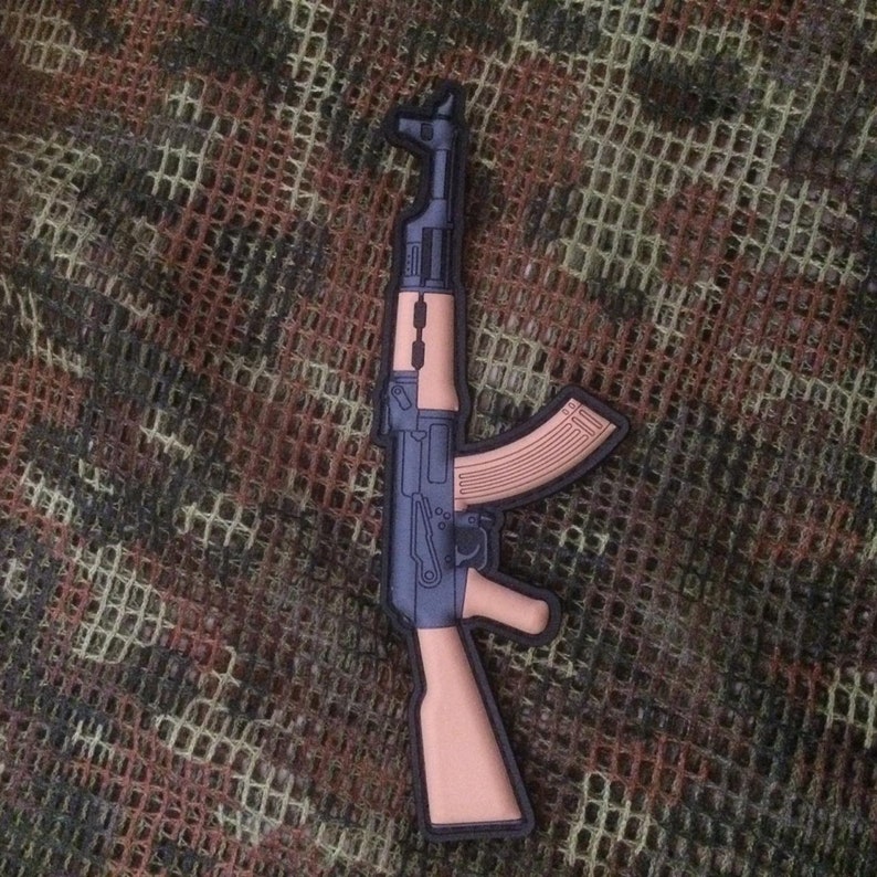 AK47 Russian Army Military Assault Rifle PVC Morale Patch - Etsy
