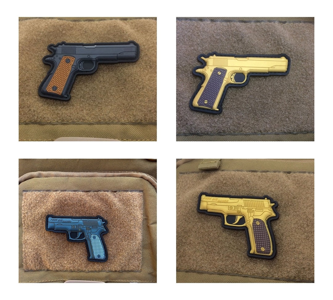Pistol PVC Patch: Sig P226, Colt 1911 - Tactical Morale Patch - Etsy