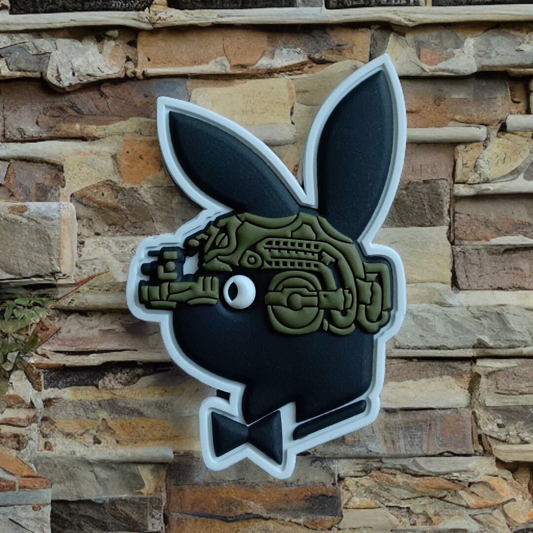 Retro Tactical Rabbit PVC Morale Patch - Etsy