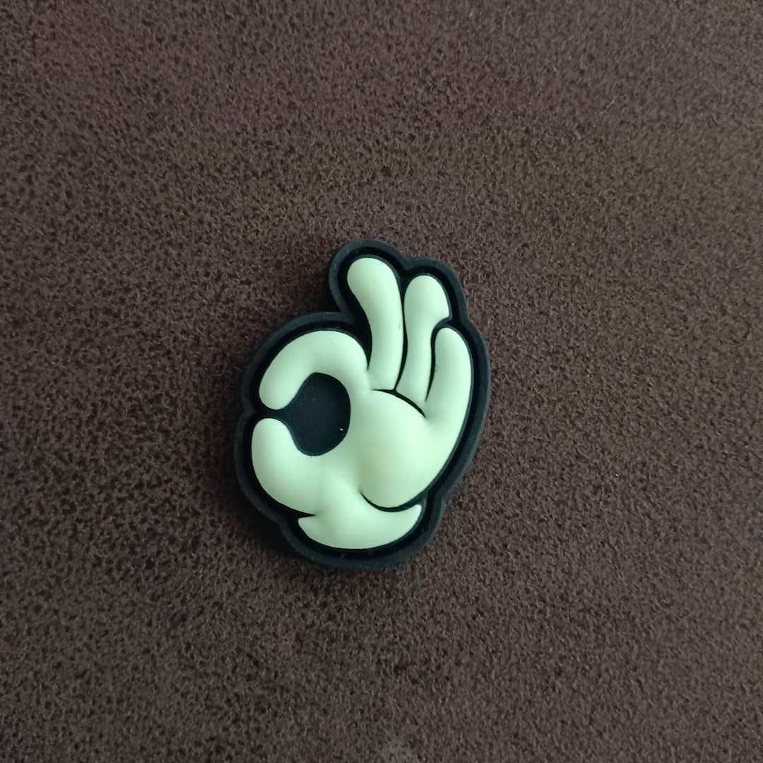 Hand Stitch Patch Foam Finger Patch Ranger Eye Patch OK Finger Hand ...