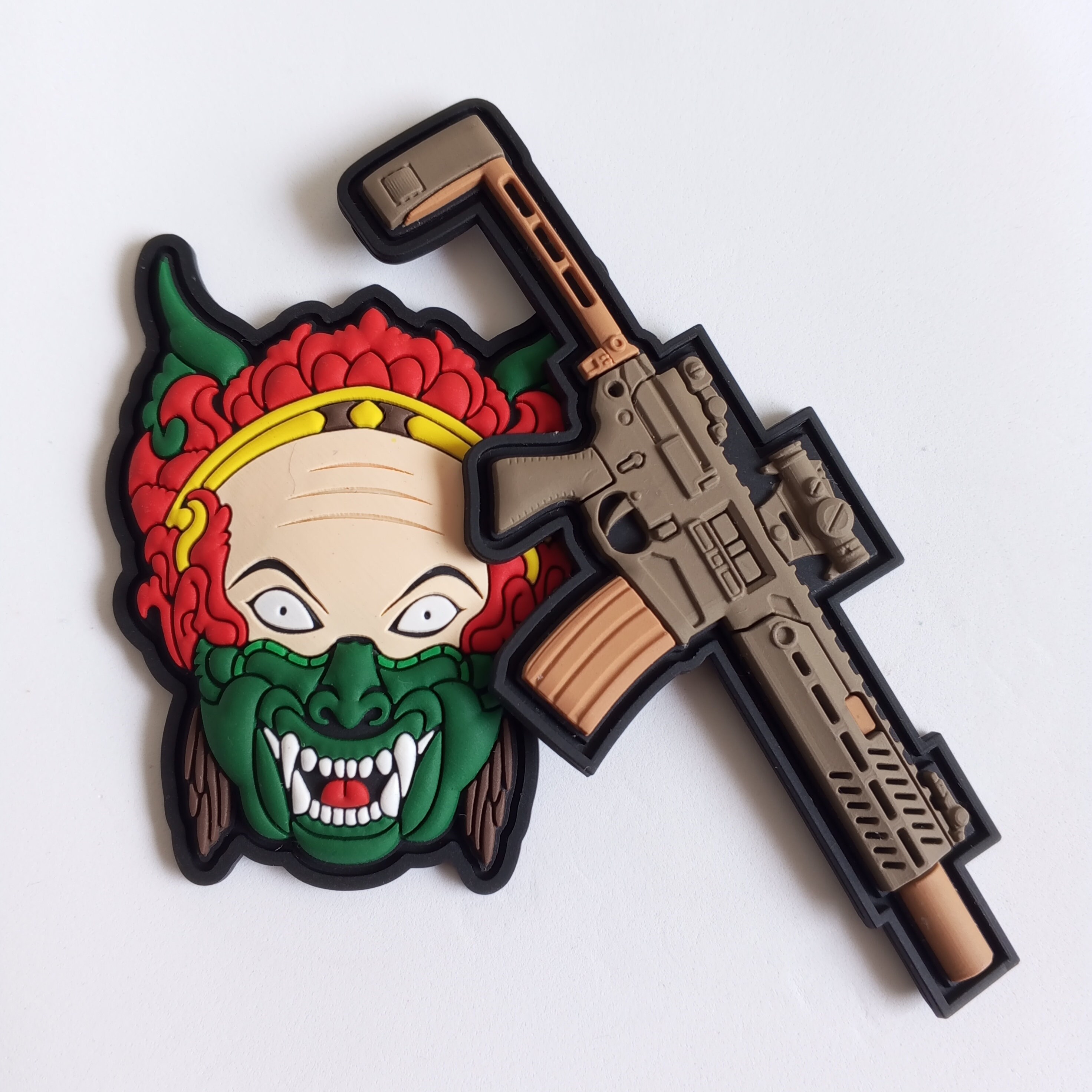 The Devil MCX Rattler M4 Patch Military Tactical Assault Rifle - Etsy