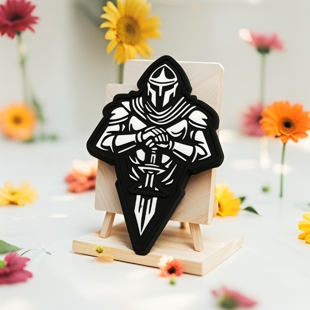 Knight Logo Templar Knight Patches Crusade Medieval Knight Pvc Patch ...