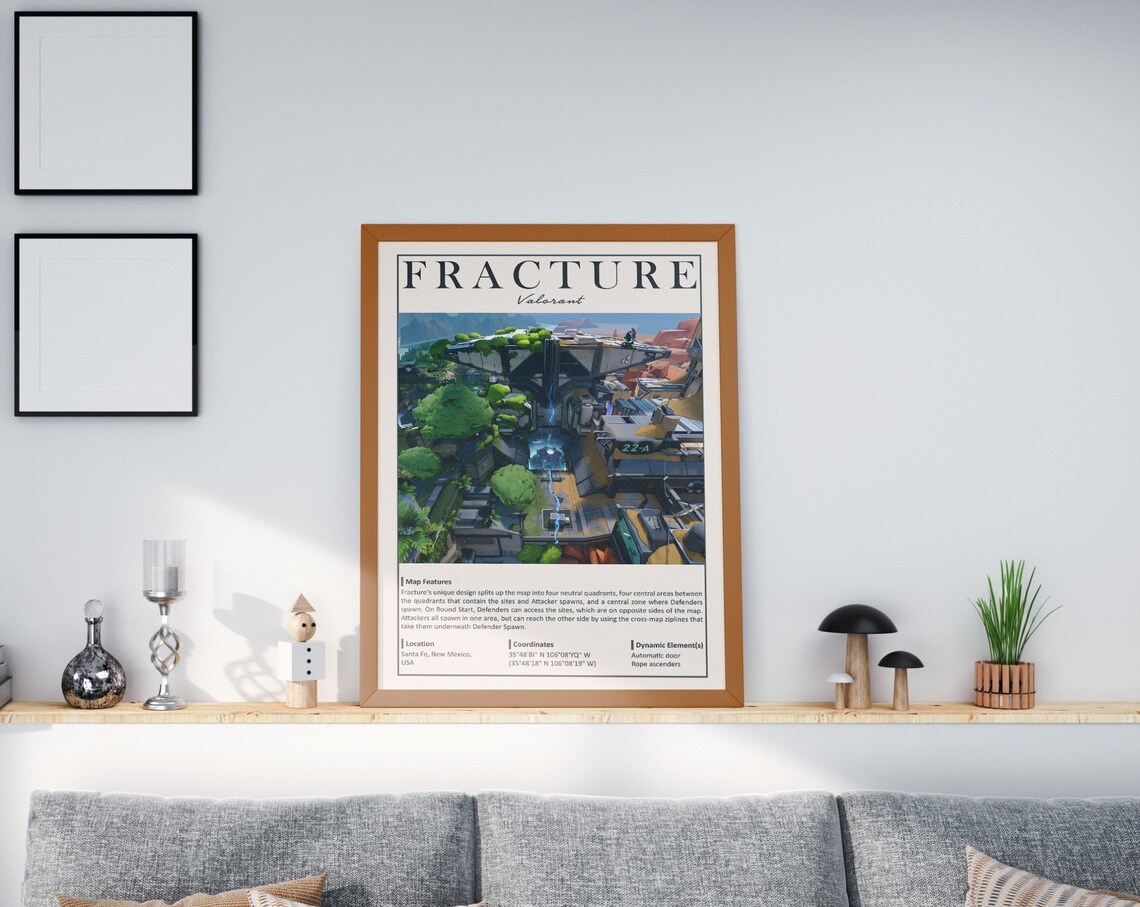 Valorant Map Fracture Print Gaming Decor Gaming Prints - Etsy Canada