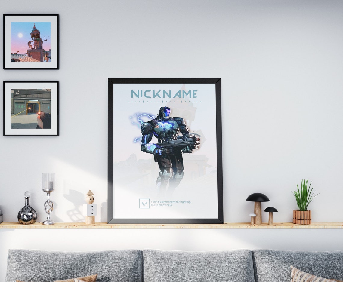 Any Agent Valorant Poster Custom Valorant Print Game Art - Etsy UK