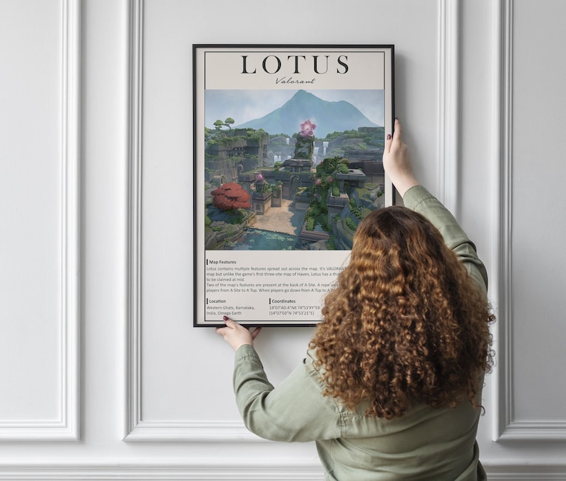 Valorant Lotus Map Poster Design Digital Poster Art - Etsy