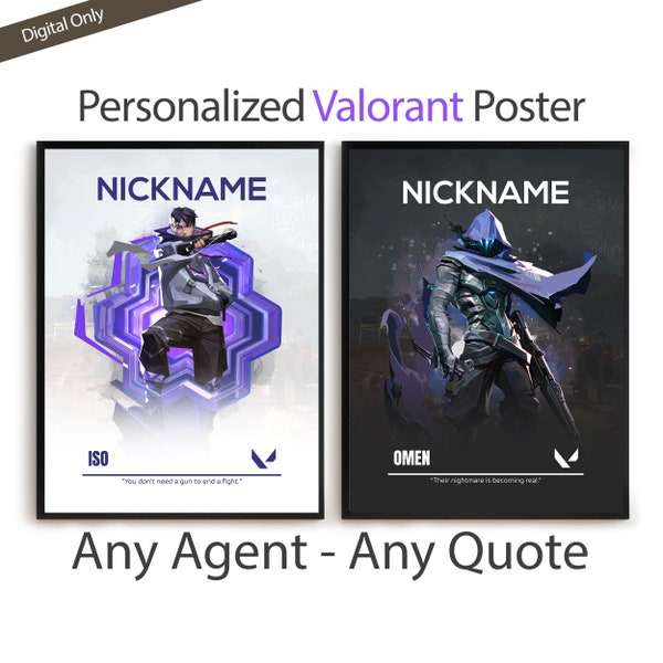 Valorant Custom Iso - Etsy
