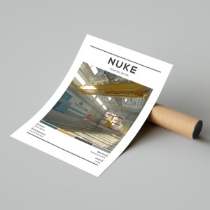 CS2 Nuke & Vertigo Posters Minimalist Vertical Set of 2 Poster Designs ...