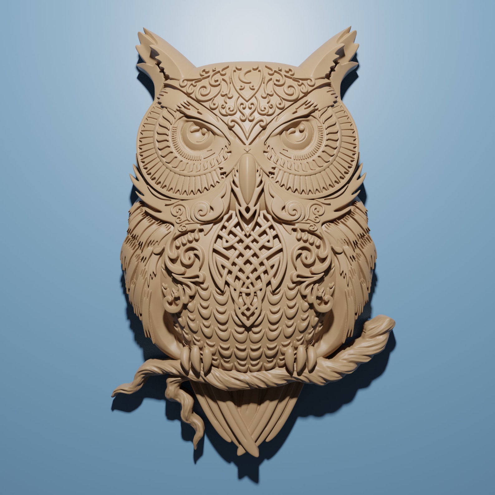 STL 3D Model cnc Router Carving dxf Artcam v carve x carve | Etsy