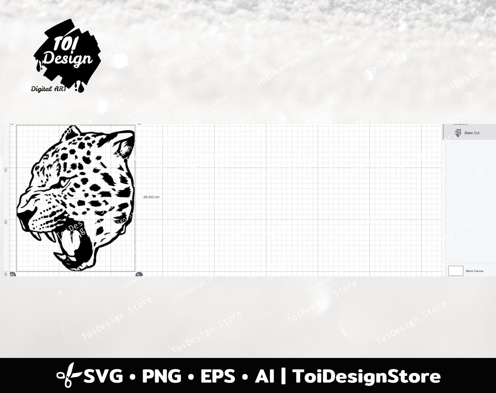 Cheetah #4 Leopard Head Print Svg File | Leopard Face | Leopard Face ...
