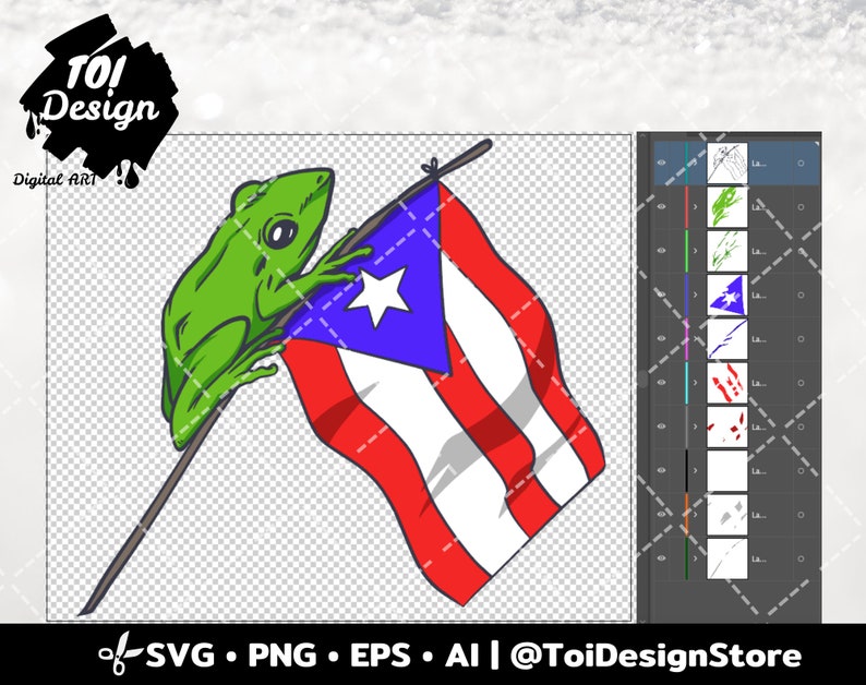 Puerto Rico SVG | Puerto Rico Flag SVG | Puerto Rican SVG | Frog | Hibiscuc Cut File for Cricut ...