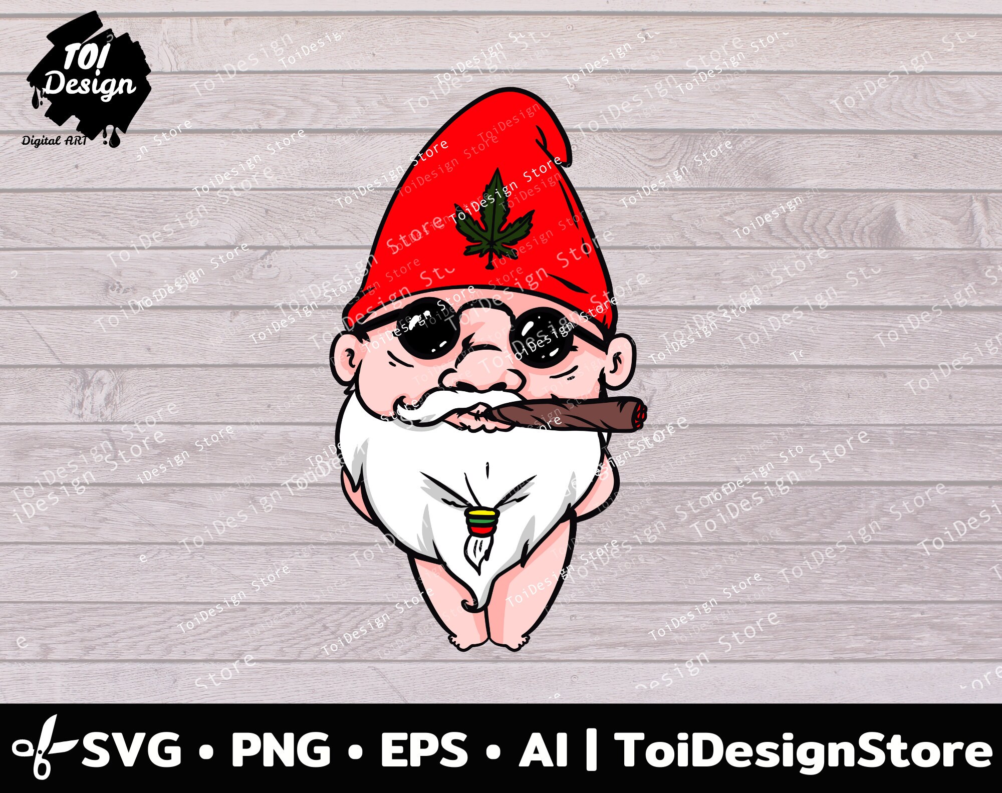 Cannabis Gnome Svg Gnome Smoking Joint Svg Gnome Smoking - Etsy