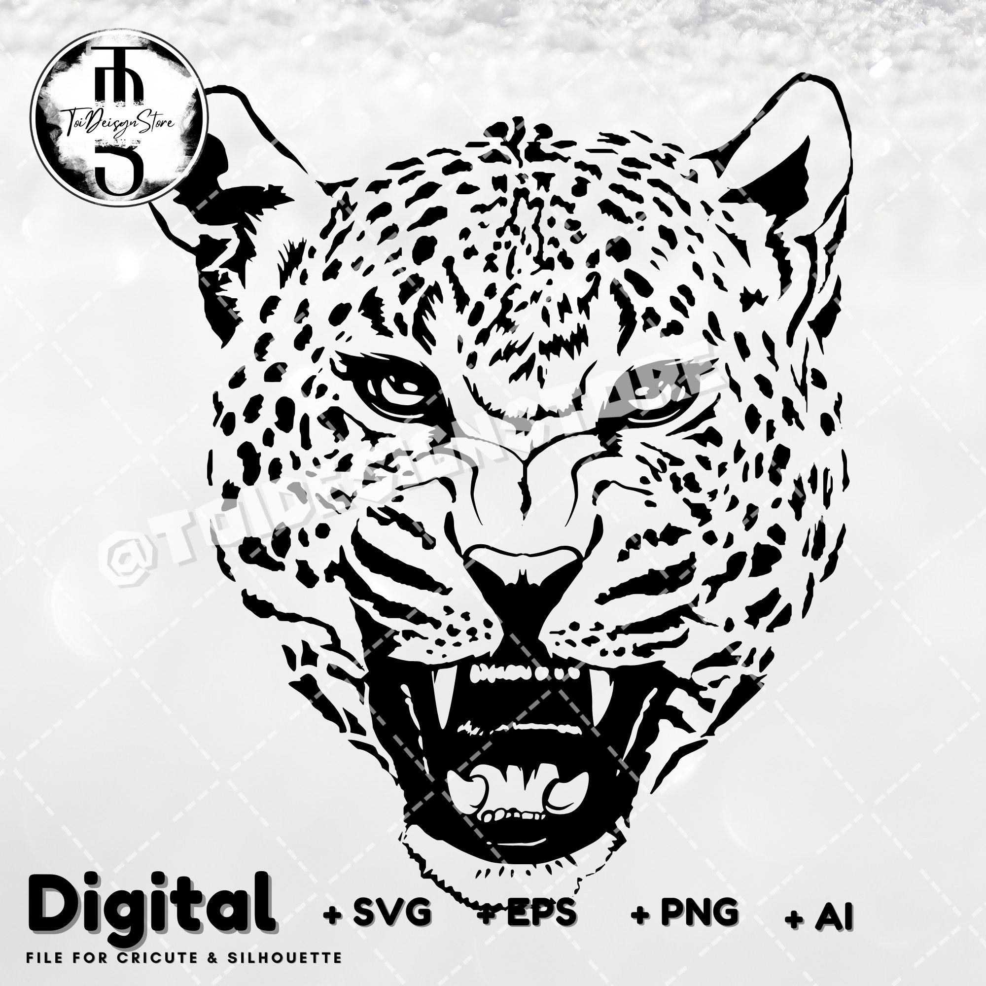 Gepard #3 Leopard Kopf Druck svg Datei | Leopardengesicht | Leopard Gesicht SVG | Tier Clipart ...