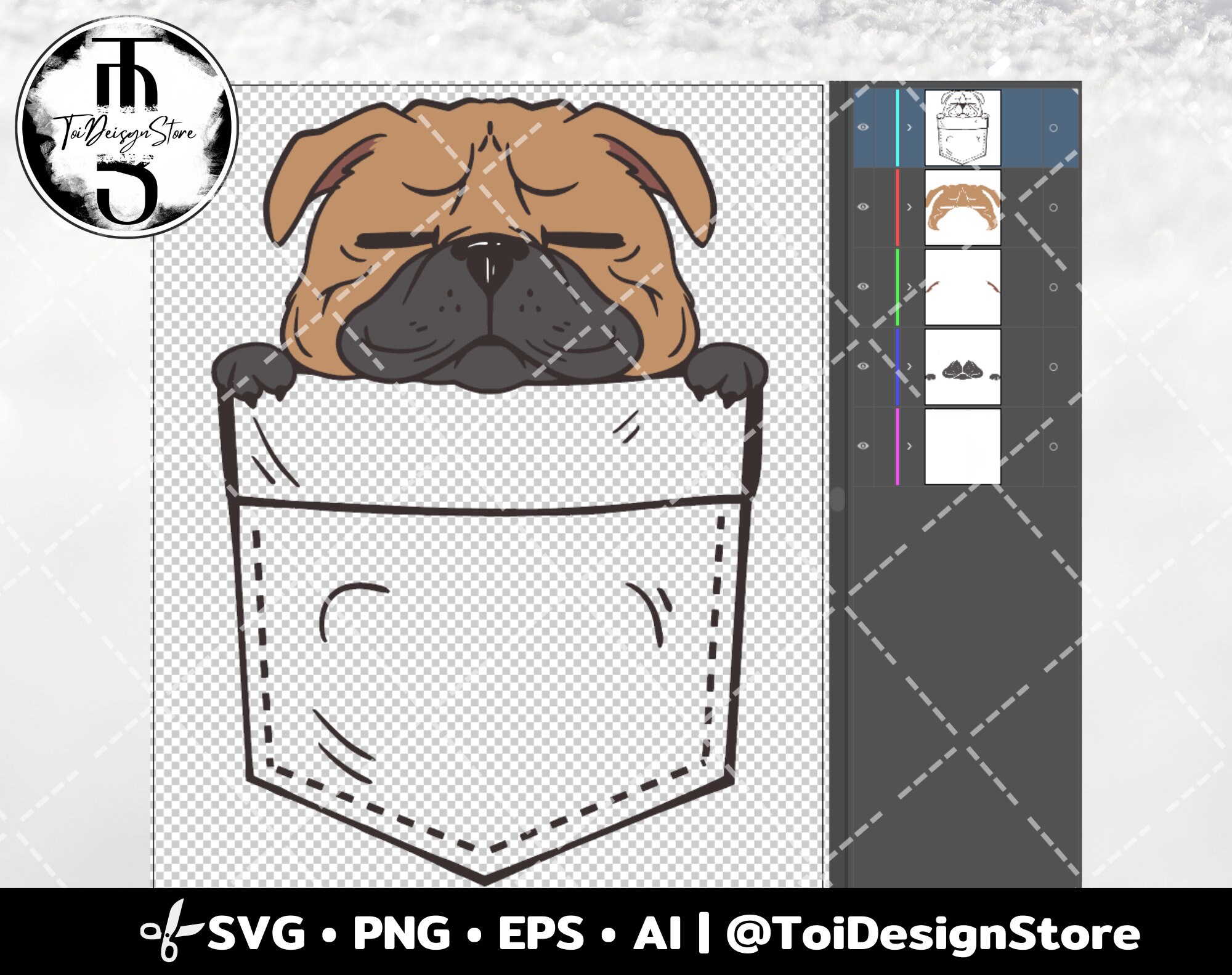 Cute Pocket Animals Bundle SVG Files for Cutting Out Shapes With Cut ...