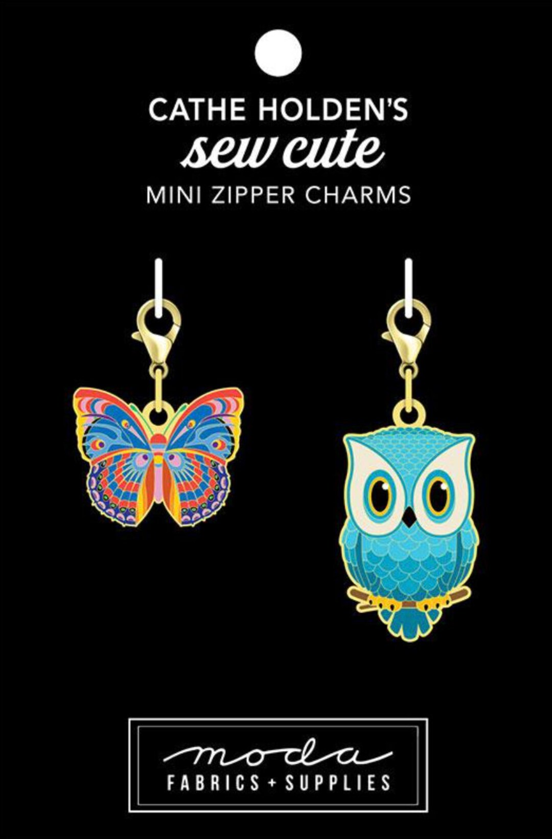 Butterfly & Owl Zipper Pull Cathy Holden - Etsy