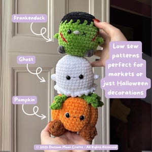 Halloween Trio Crochet Pattern Bundle - PDF Patterns - Low Sew - Etsy