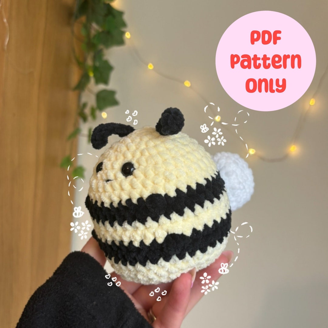 Chubby Bumble Bee Crochet Pattern PDF - Etsy