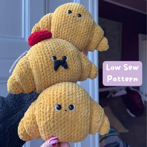 Croissant Crochet Pattern - PDF Pattern - Amigurumi Pastry - Etsy