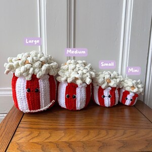 Small Popcorn Bucket Crochet Pattern - PDF Pattern - Amigurumi Food - Etsy