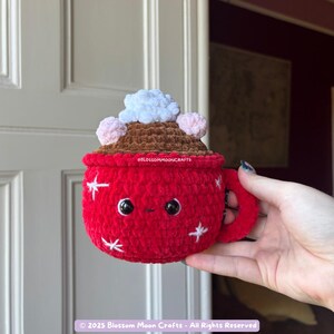 Hot Chocolate Crochet Pattern - PDF Pattern - Low Sew - Etsy