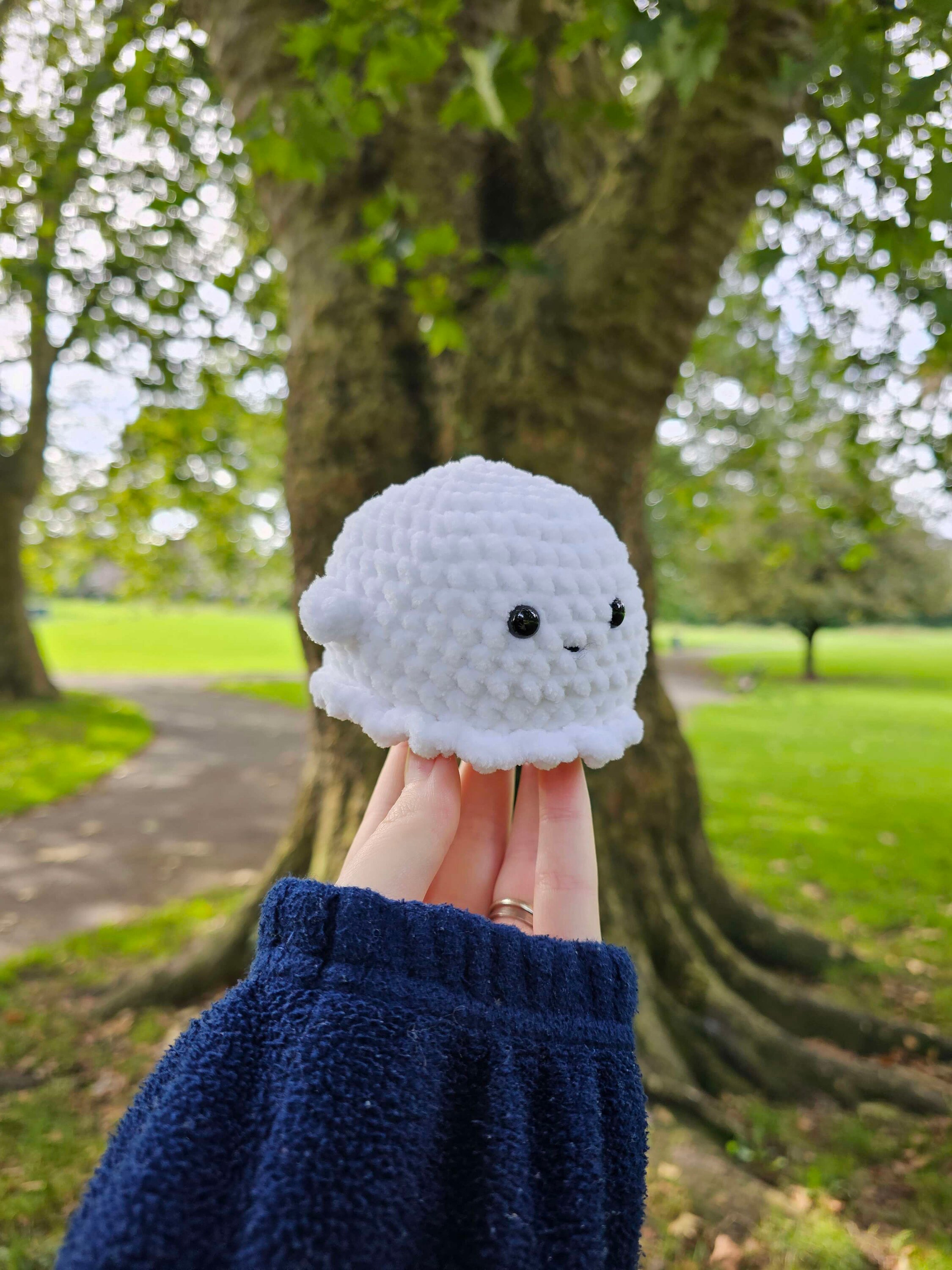 Ghost Plushie Handmade Crochet - Etsy