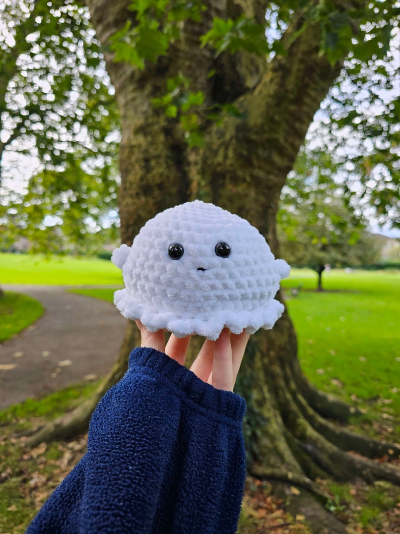Ghost Plushie Handmade Crochet - Etsy