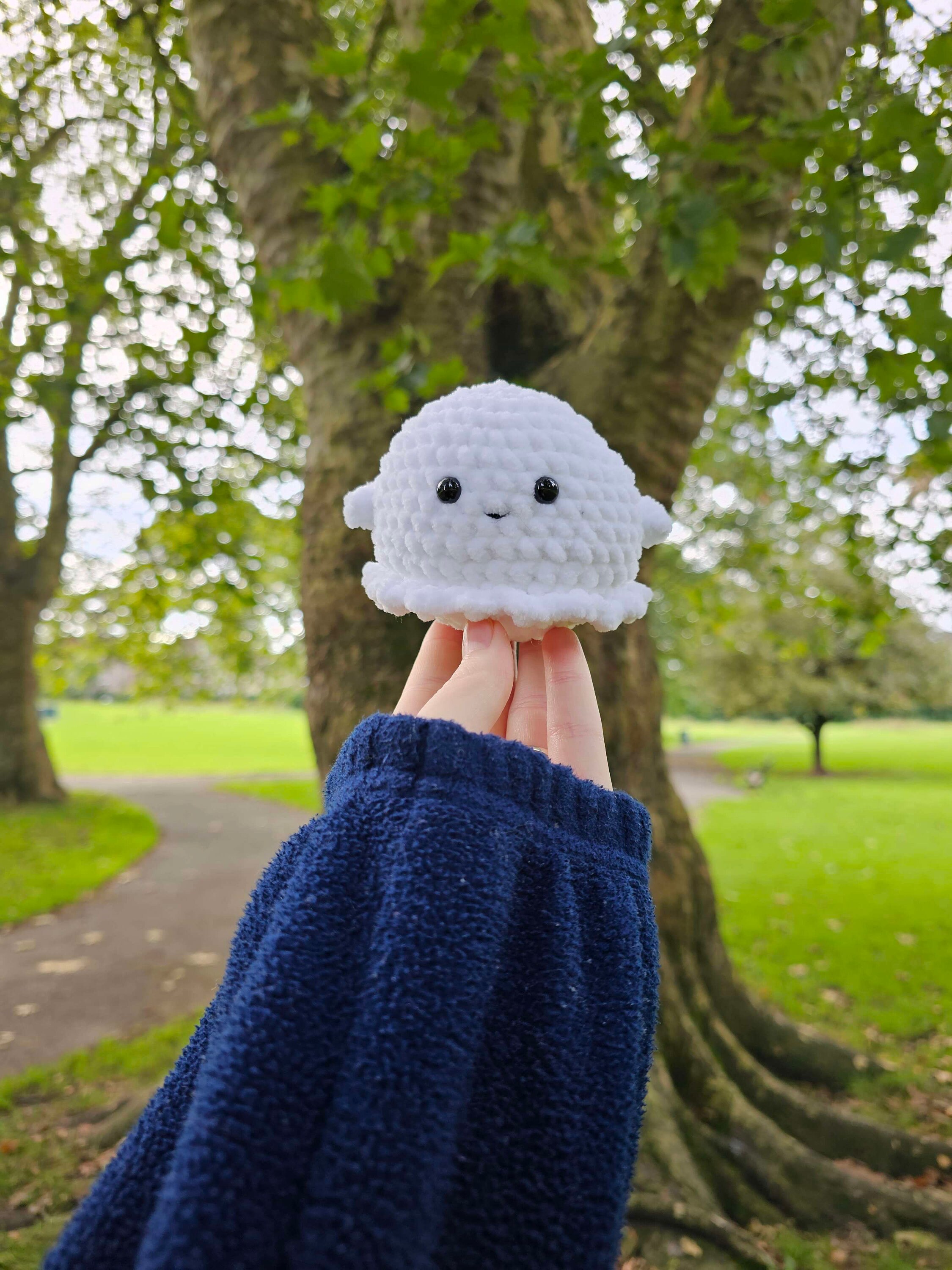 Ghost Plushie Handmade Crochet - Etsy