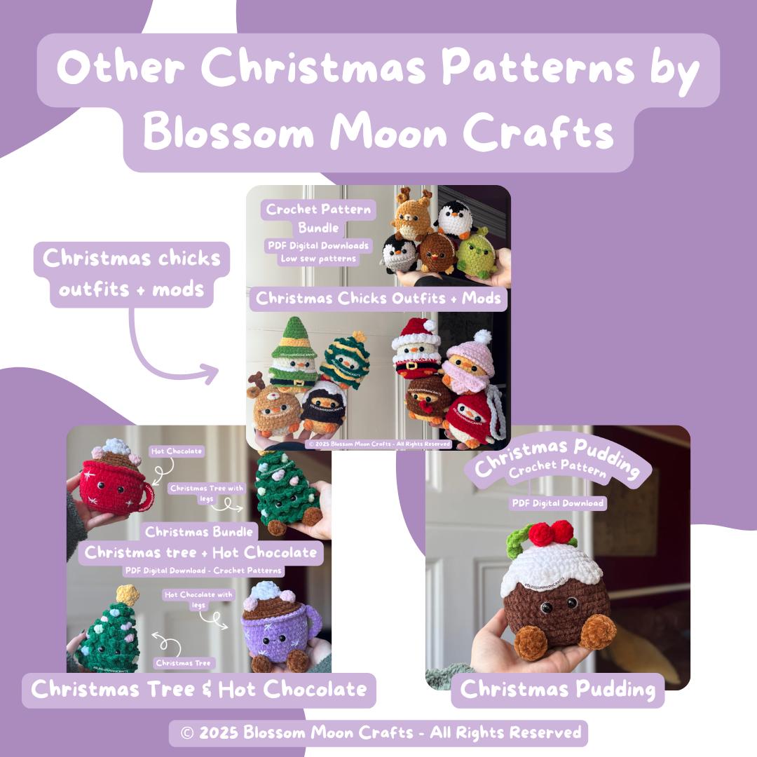 Mince Pie Crochet Pattern - PDF Pattern - Low Sew - Etsy Canada
