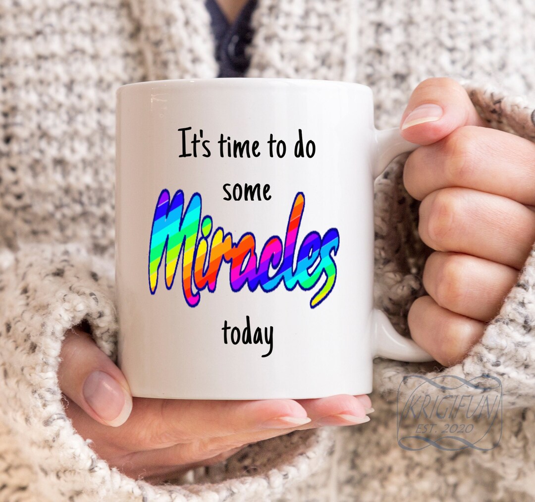 Miracles Noun Mug, Do Miracles Mug, Cute Gift for Friends Mug ...