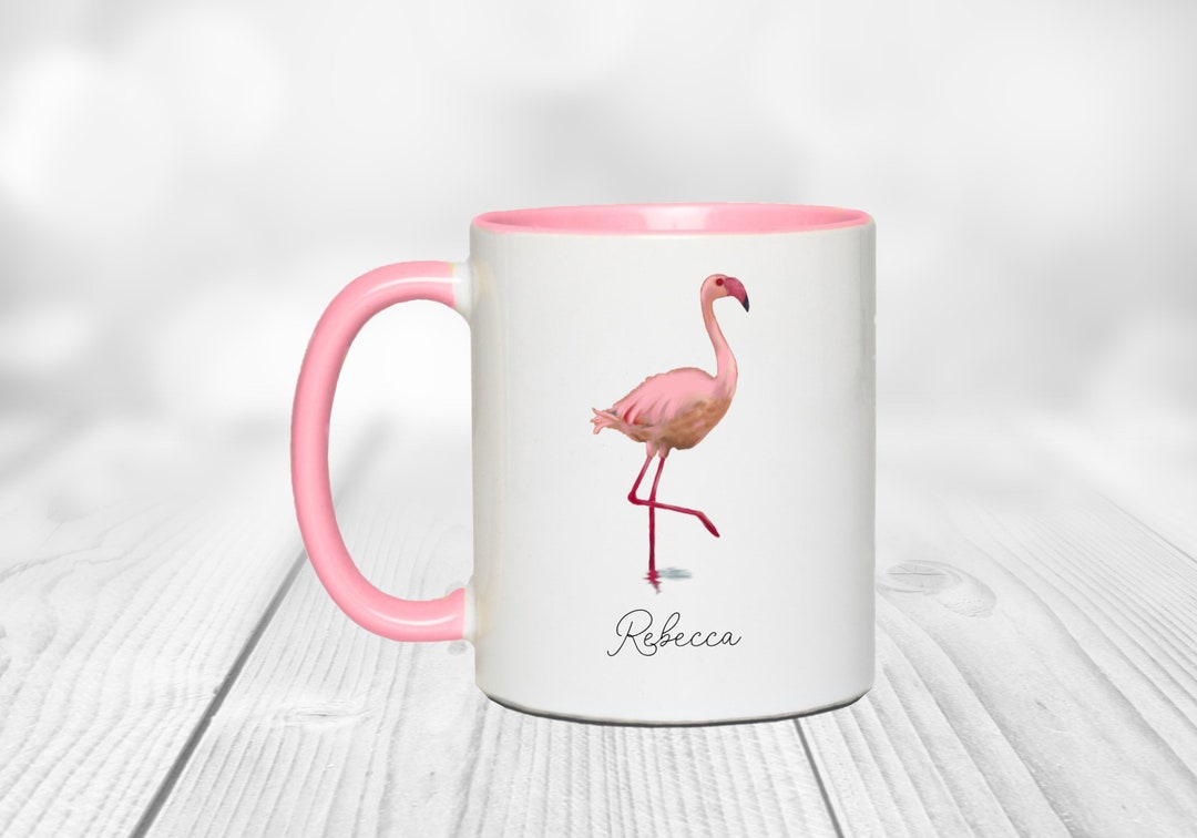 Custom Name Flamingo Mug, I Am Flocking Fabulous Mug, Flamingo Gift Mug ...