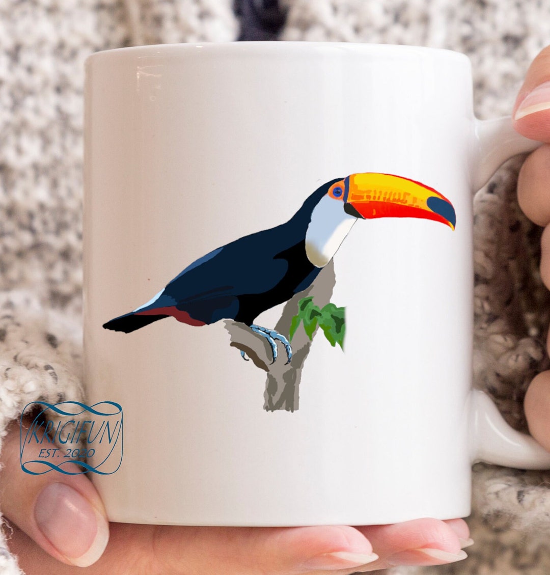 Toucan Mug, Toucan Gift, Bird Gift, Toucan Coffee Mug, Toucan Birthday ...