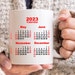 2023 Calendar Coffee Cup, Funny Time Counting Gift Mug, Both Side ...