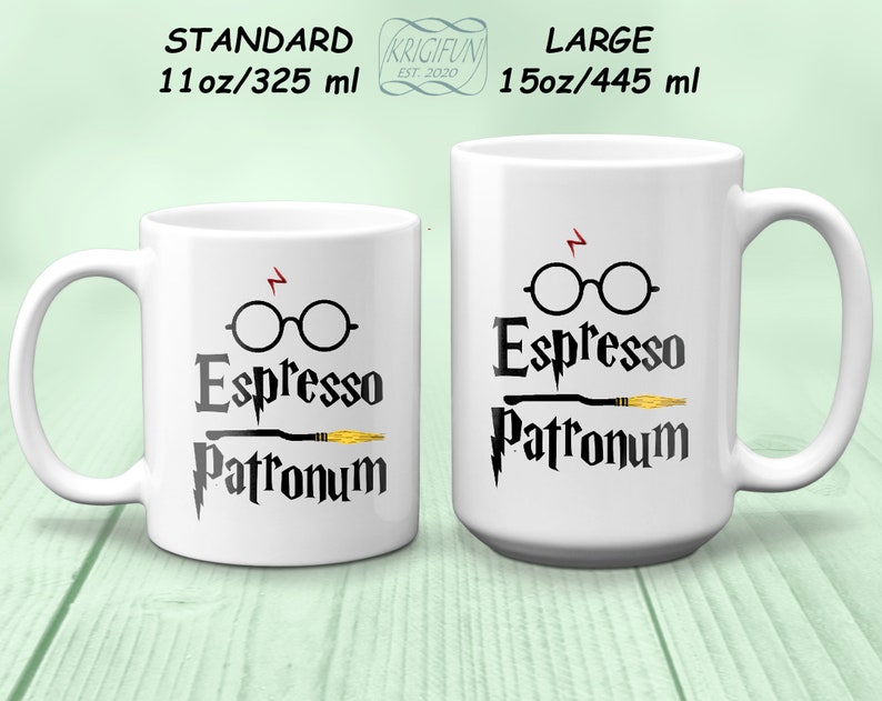 Espresso Patronum Mug, Coffee Lover's Mug, Gift for Her, Coffee Fan ...