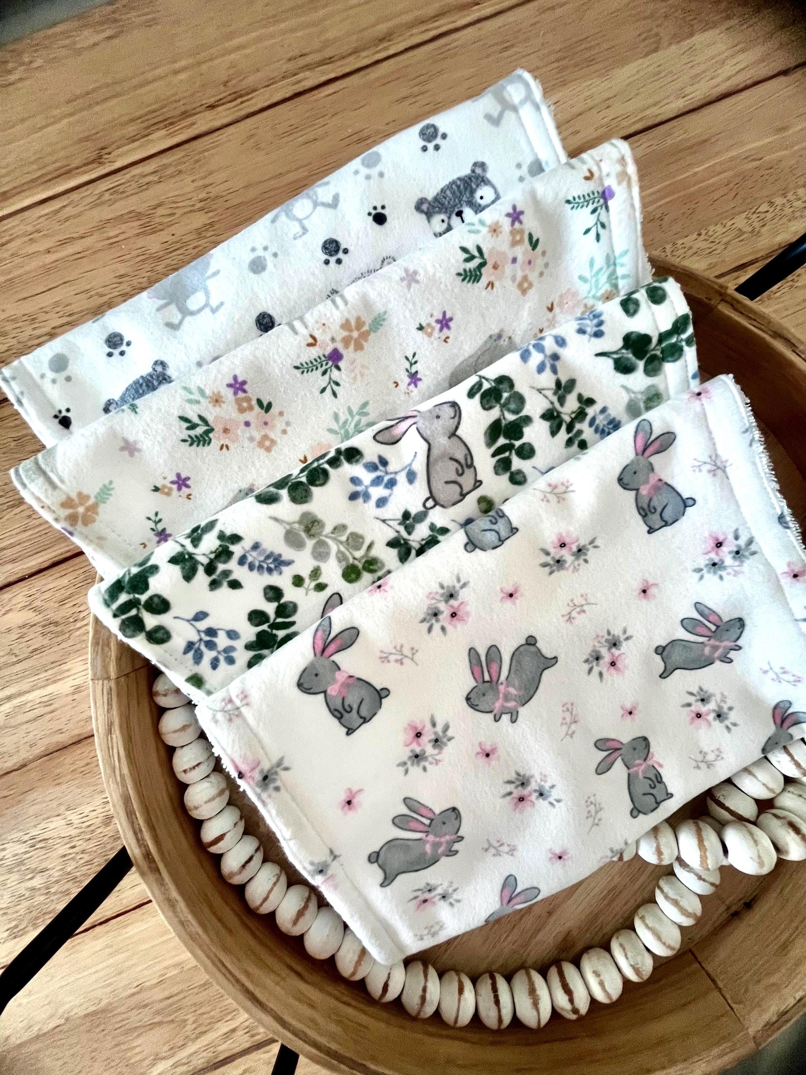 Handmade Baby Burp Cloths.(small Animals) - Etsy