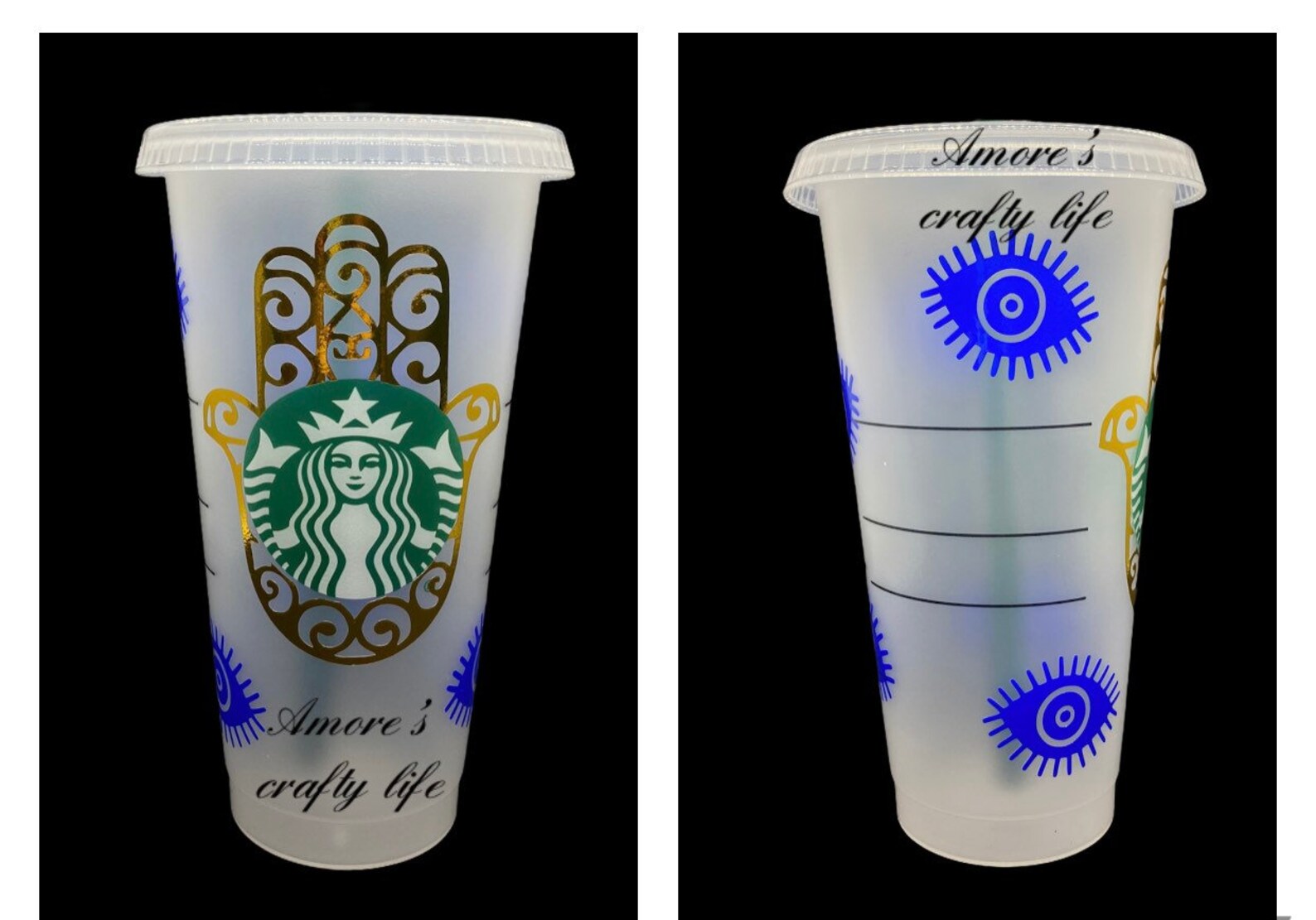 Evil eye cup Starbucks evil eye cup evil cup Starbucks | Etsy