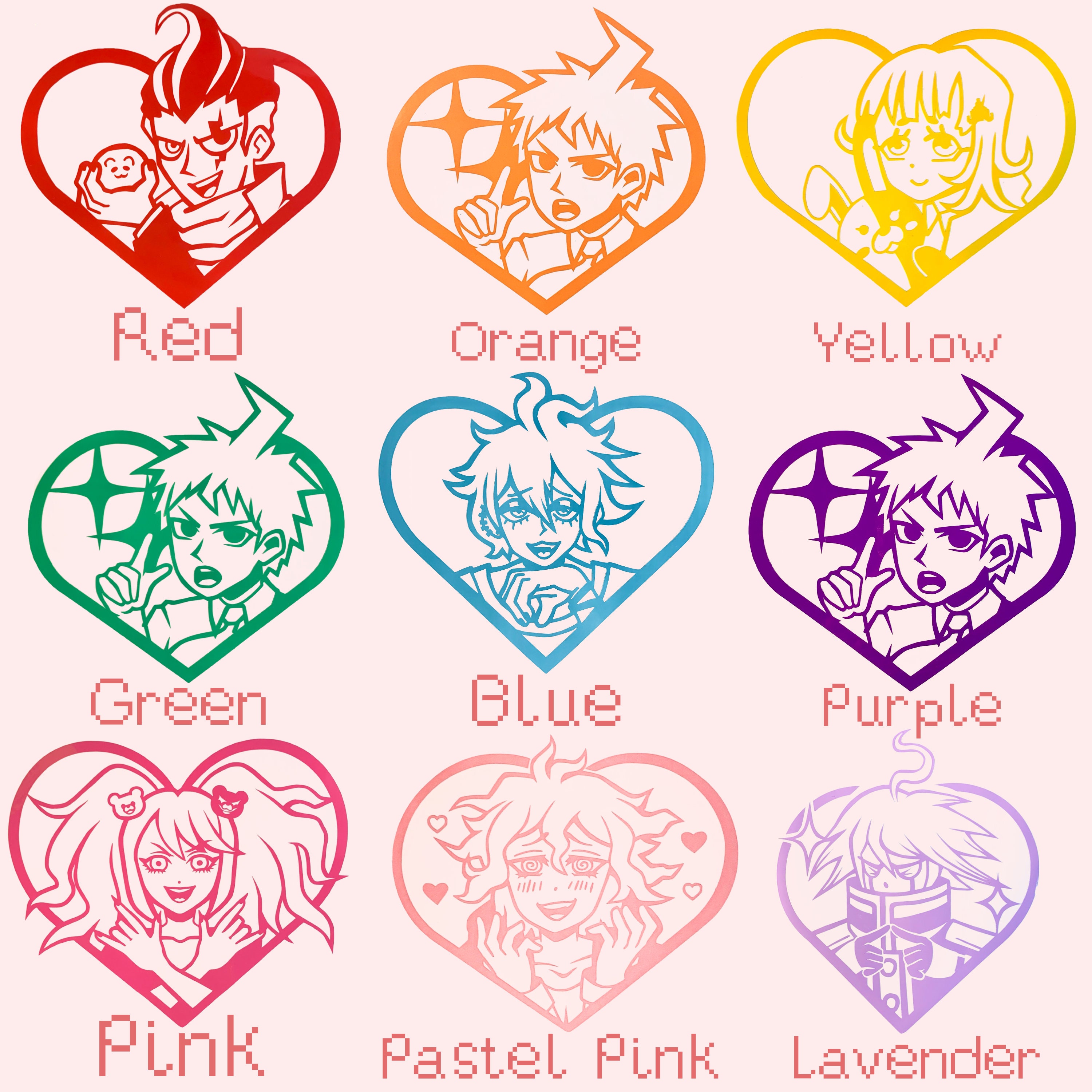 Nagito Komaeda Danganronpa 2 Decal Sticker - Etsy Canada