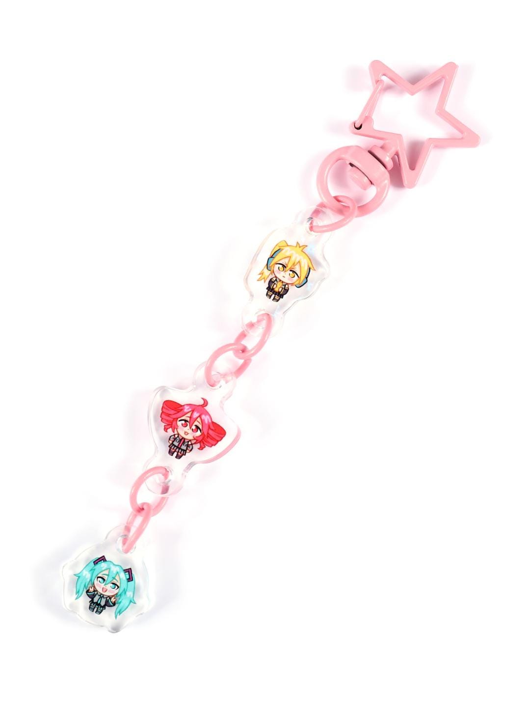 Triple Baka Segmented Acrylic Keychain - Etsy