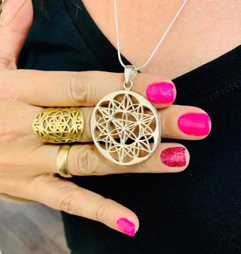 Perfect Female Merkaba on Seed of Life at the Other Side .all Sterling ...