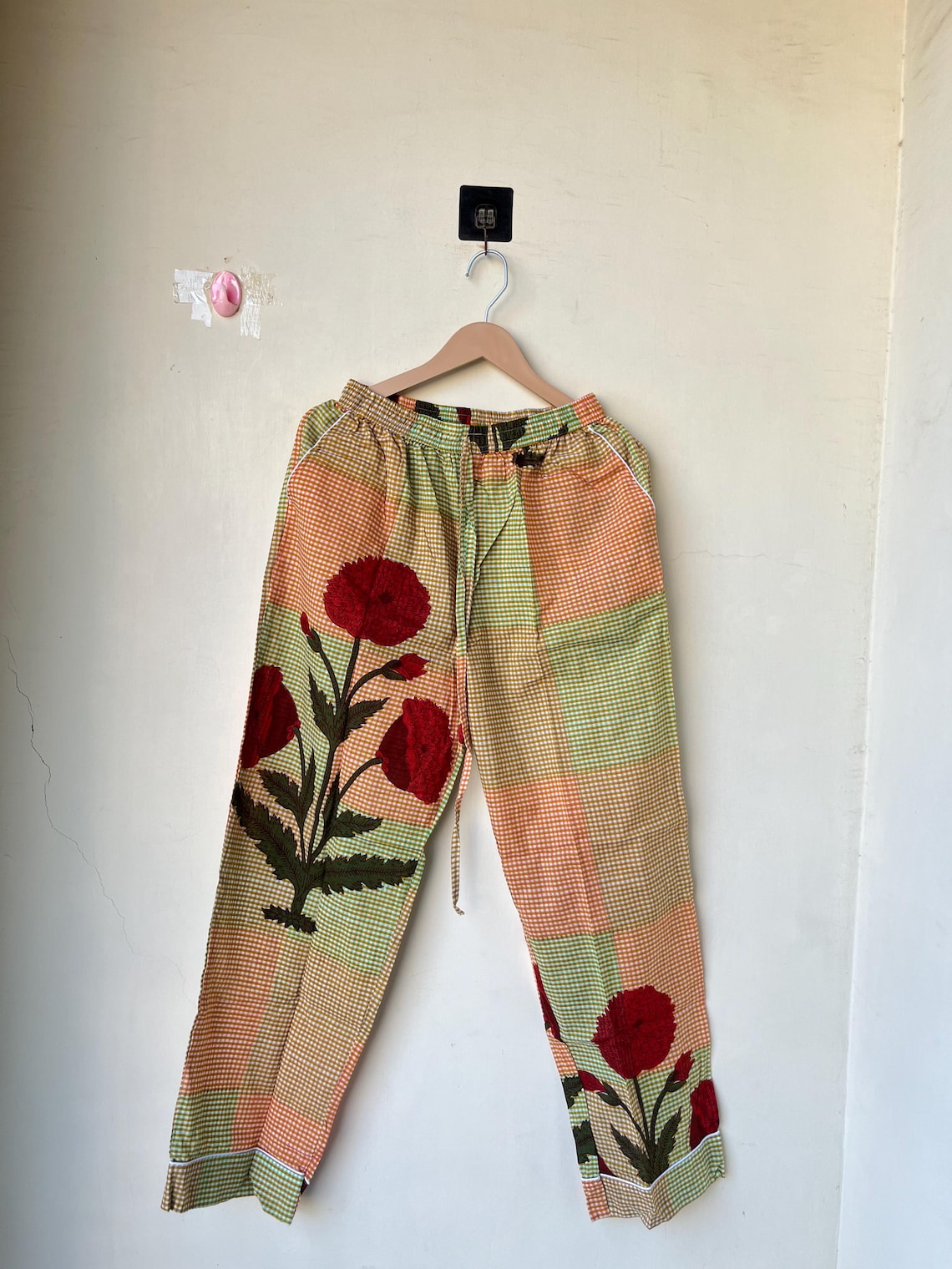 Floral Print Pajama Sets, Indian Cotton Pyjamas Set, Nightwear Pajama ...