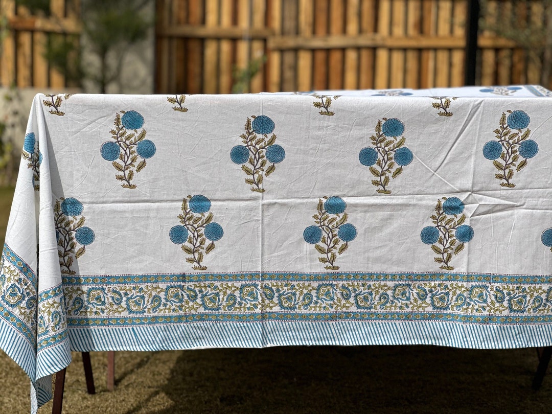 Trendy Cotton Table Cloth, Vintage Table Cloth, Rectangle Table Cloth ...