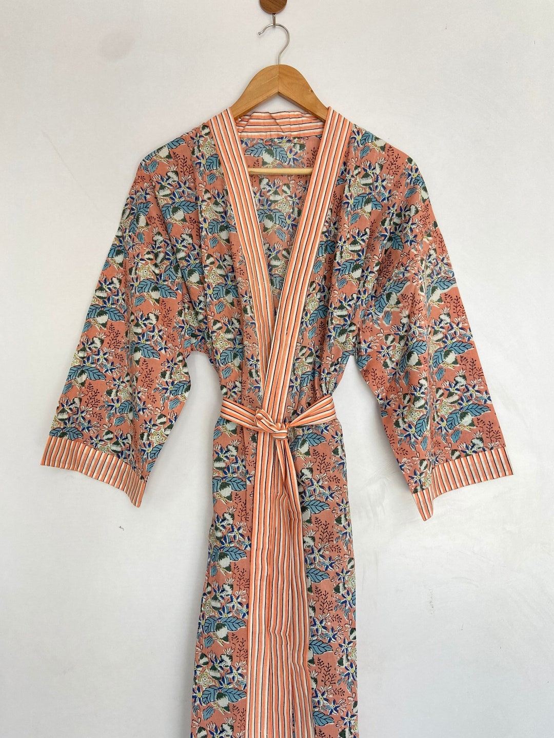 Cotton Kimono, Housecoats, Turkish Bath Robe, Morning Gown, Bridal ...