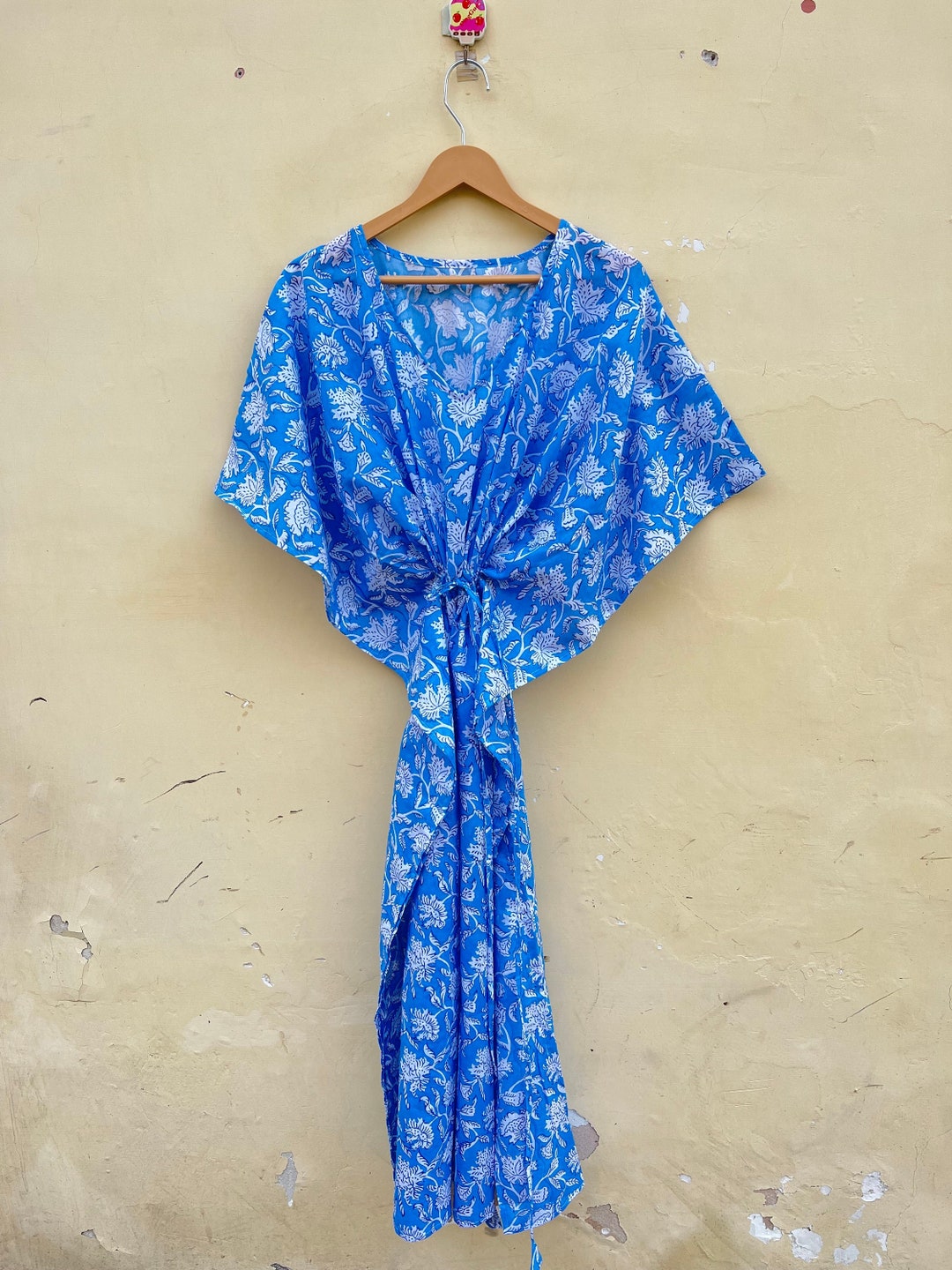Cotton Kaftan Indian Handmade Caftan Summer Wear Beach Wear Kaftan ...