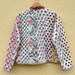 White Printed Burfi Quilted Vintage Jacket Boho Short Coat , Kimono ...
