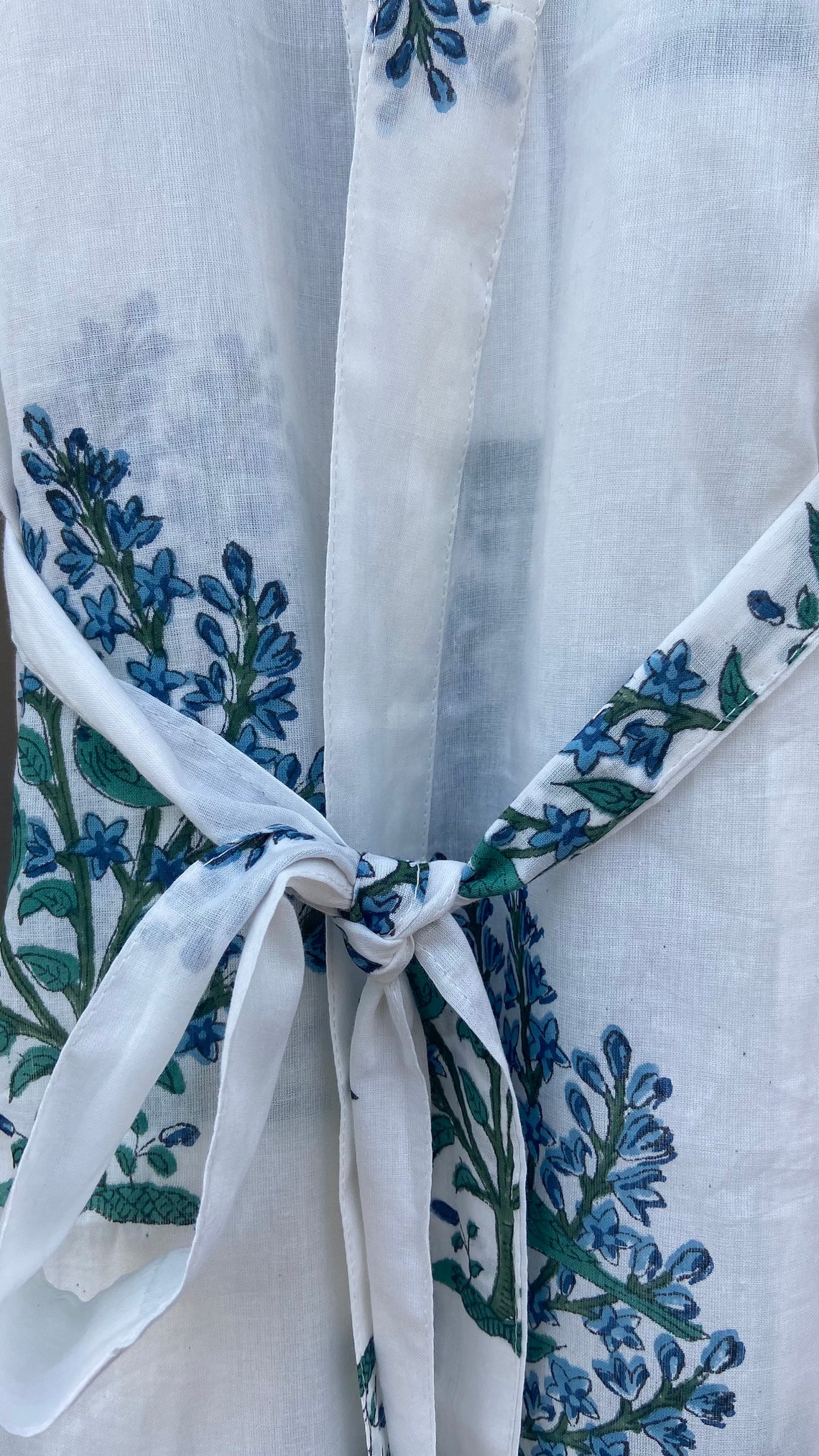 Cotton Vintage Floral Kimono Boho Kimono With Sleevesummer - Etsy