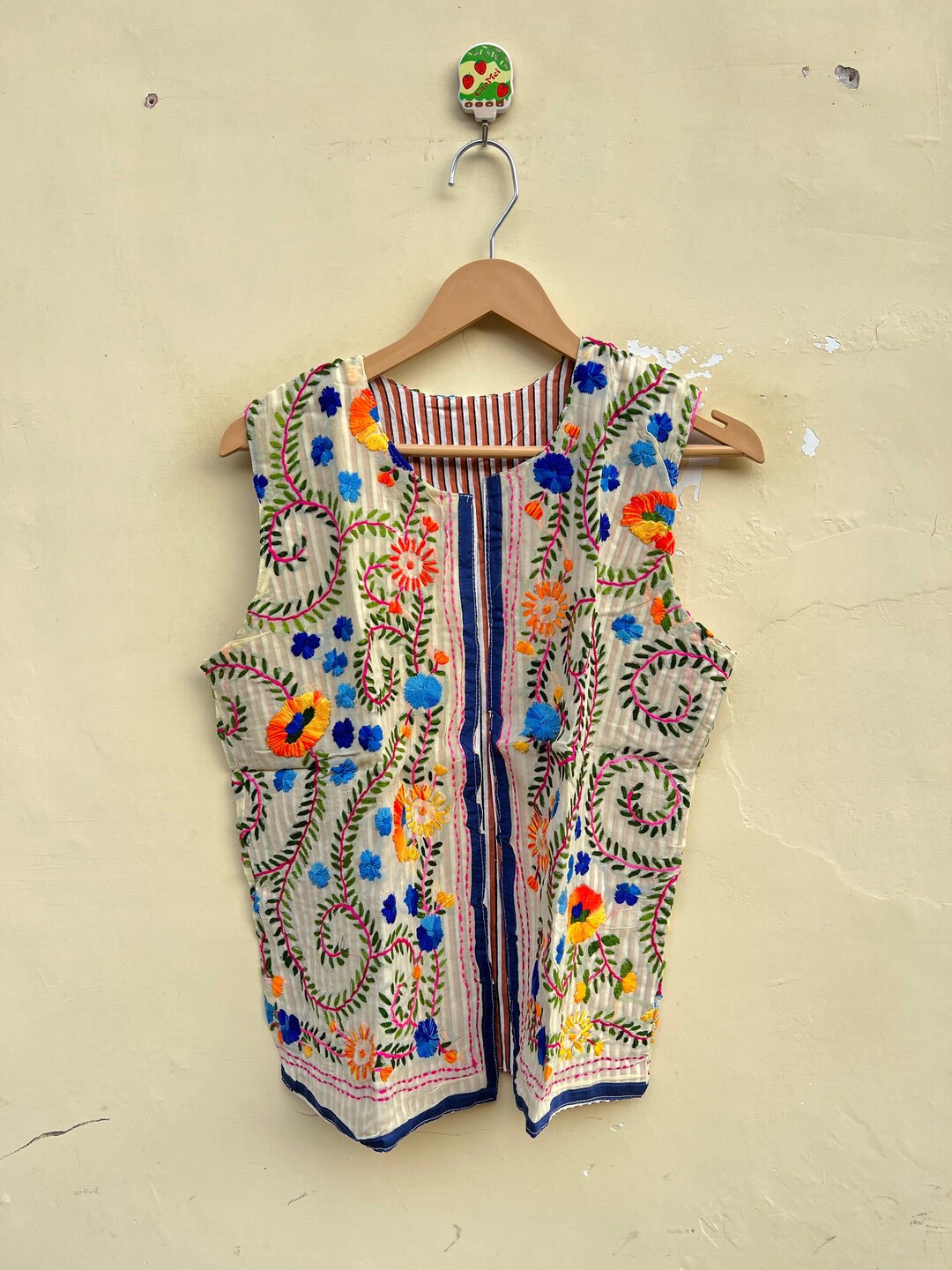 Bohemian Jacket Traditional Jacket Women Kotti Jacket Embroidered Jacket Banjara Indian Jacket