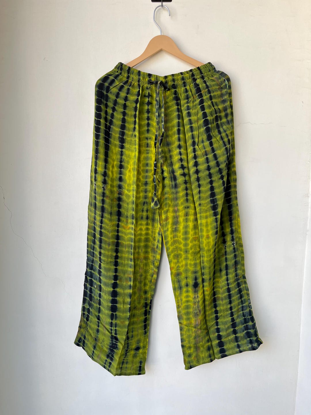 New Trending Silk Tie Dye Pajama, Lightweight Pajama, Indian Silk ...
