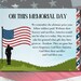 Memorial Day Card Veteran Card for Veteran Service Member Printable ...