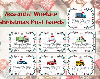 Garbage Man Christmas Cards - Etsy