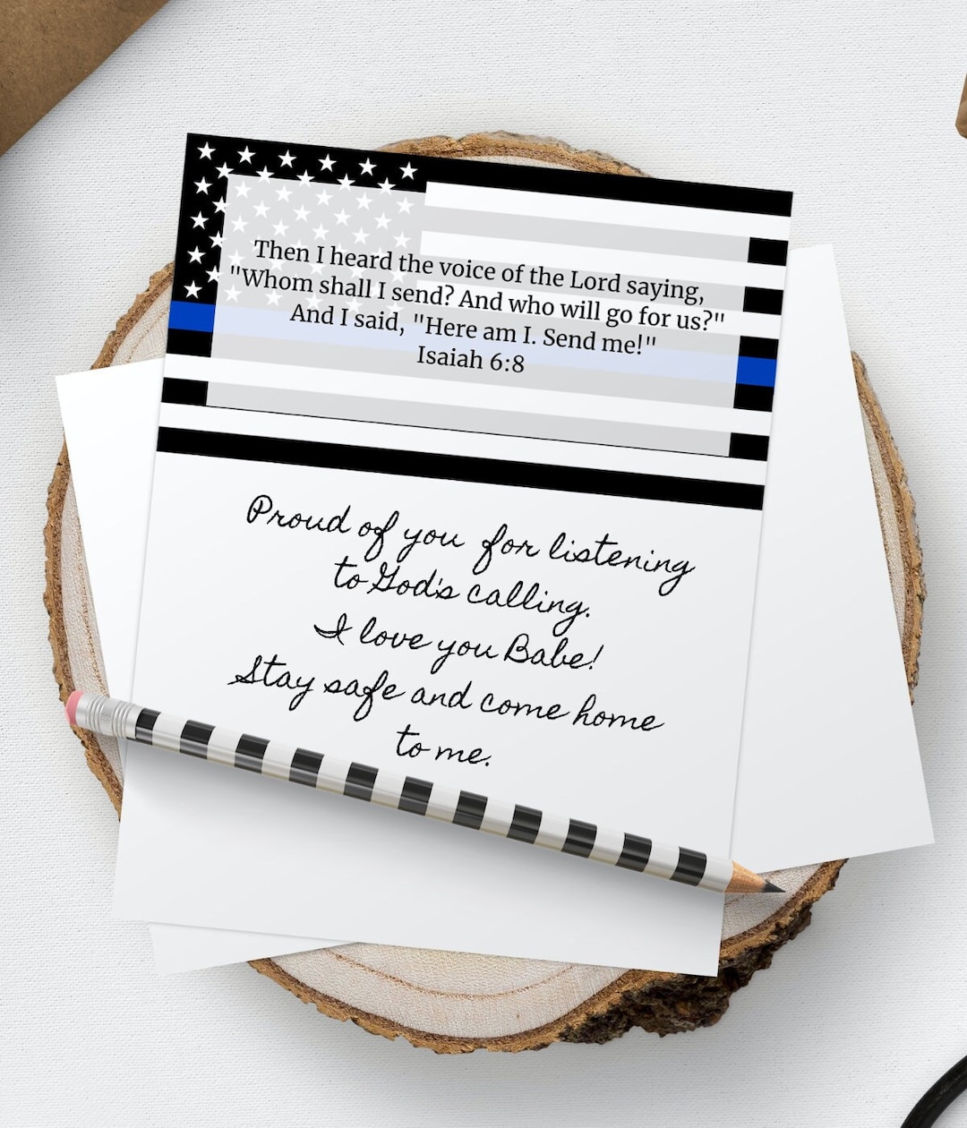 20 LEO Bible Verse Notes, Encouragement for Policeman, Sheriff, Deputy ...